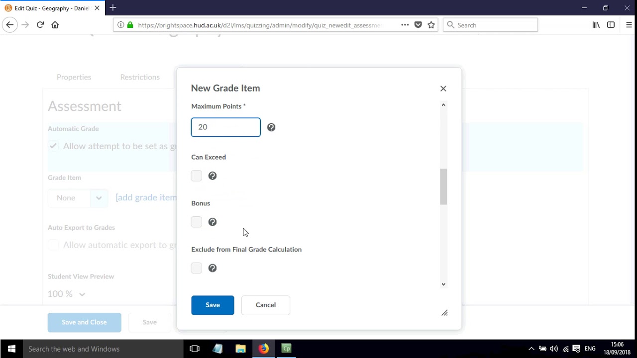How to deploy a test in Brightspace - YouTube
