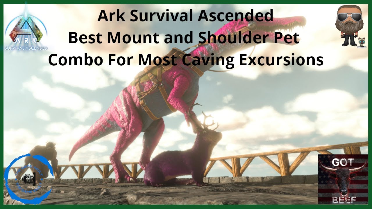 Ark Survival Ascended [PS5] Best Mount and Shoulder Pet Combo For Most ...
