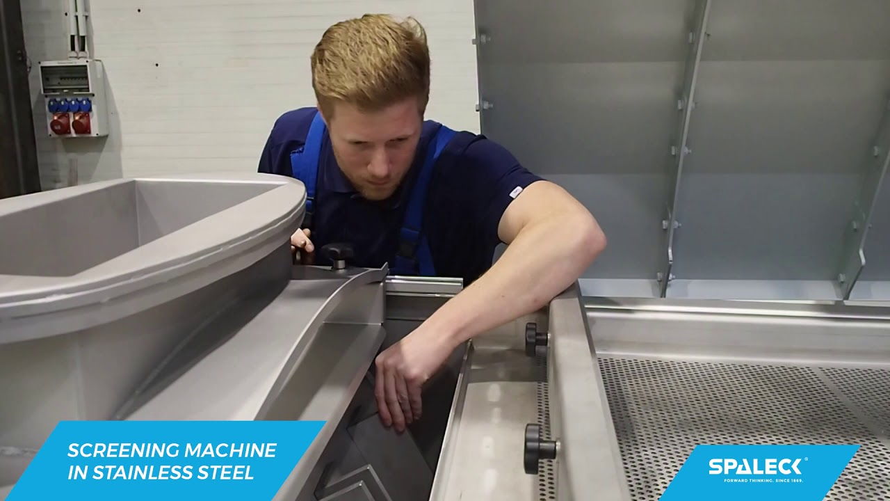 Screening Machine in stainless steel for Pharma Chemicals Food - YouTube