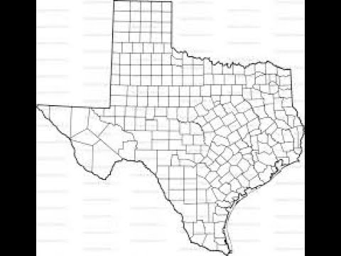 Naming all 254 counties in Texas - YouTube