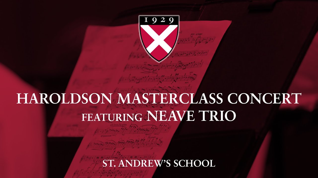 Haroldson Masterclass Concert featuring Neave Trio - YouTube