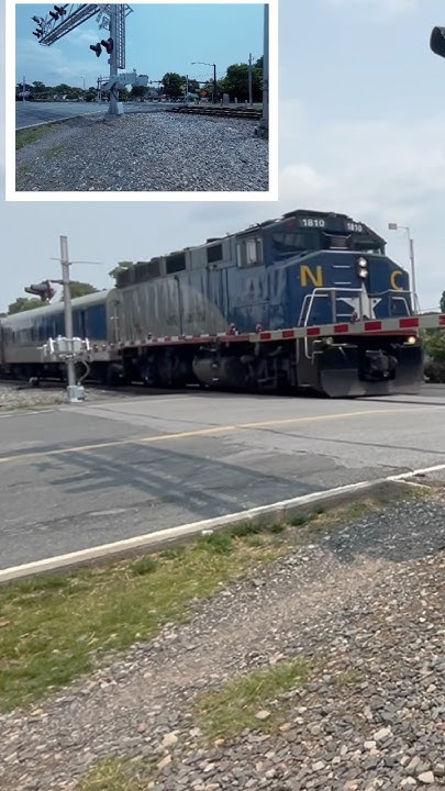 Amtrak 73 pulling into kannapolis, NC - YouTube