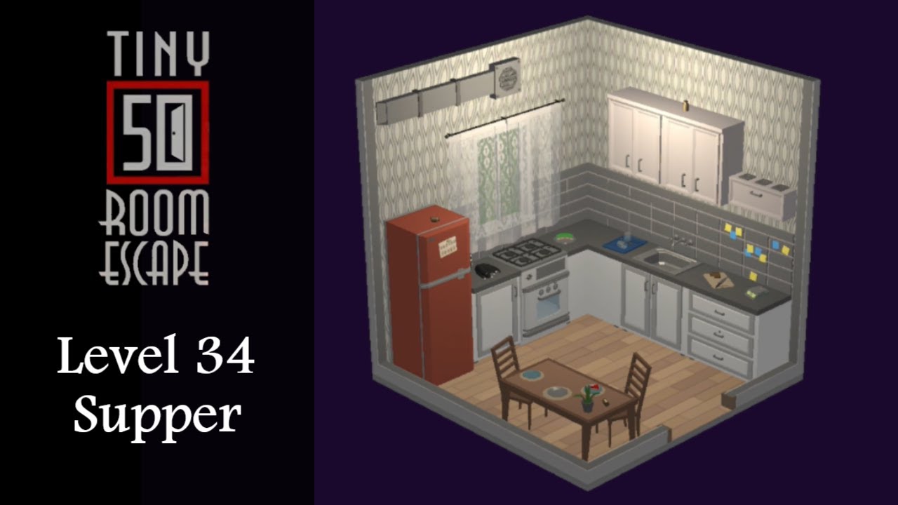 50 Tiny Room Escape Level 34 Walkthrough - YouTube