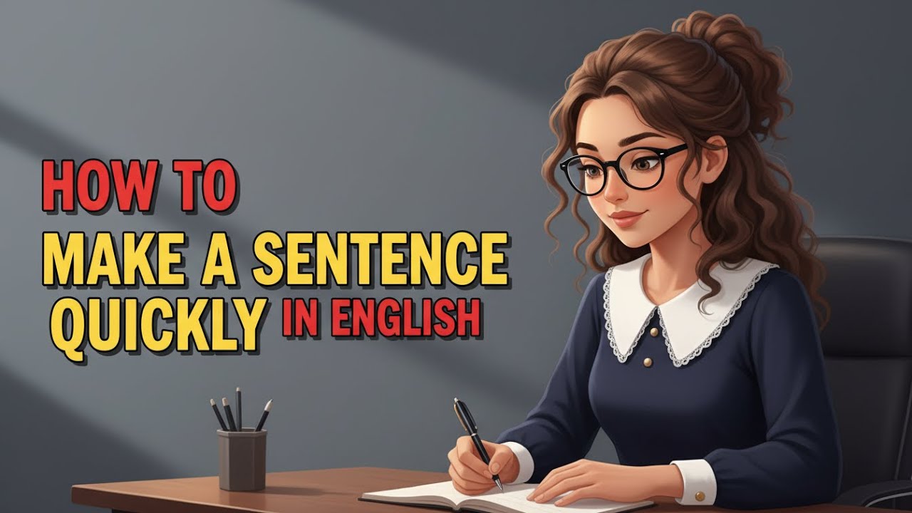 Make English Sentences Quickly and Easily ! - YouTube