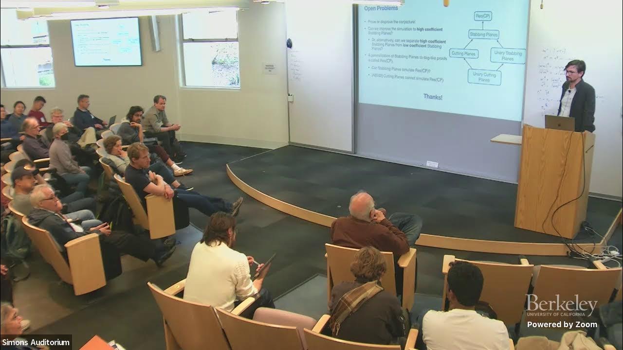 The Proof Complexity of Integer Programming - YouTube