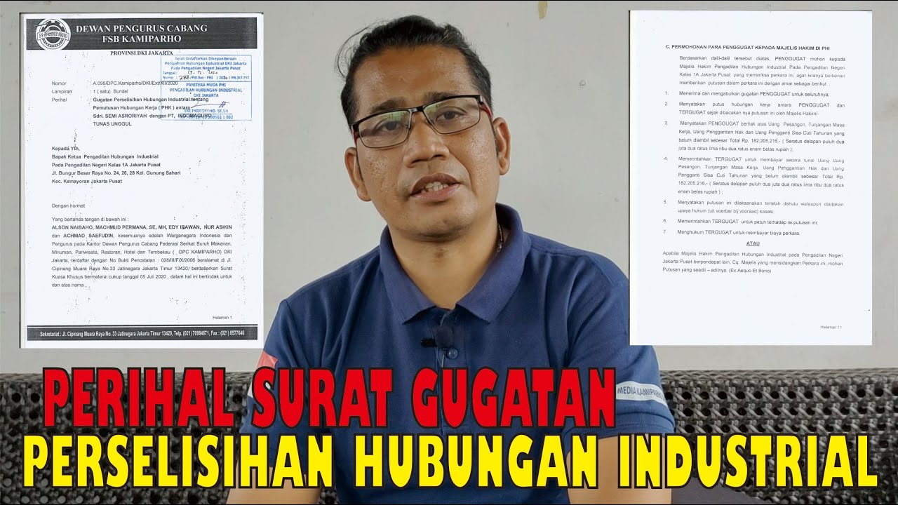LITIGASI : Perihal Surat Gugatan | Penyelesaian Perselisihan hubungan ...