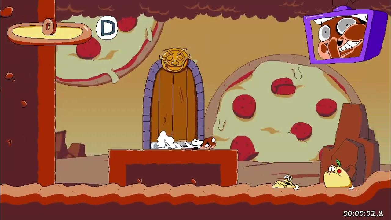 Pizza Tower Mod | PLAYABLE FAKE PEPPINO (V5) 101% Run - Floor 2 (excluding Not So Fun Farm ...