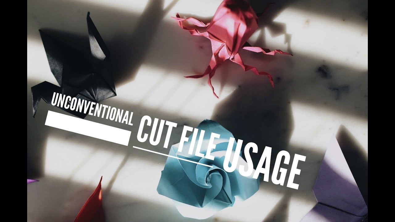 Unconventional Cut Files Usage - My World - YouTube