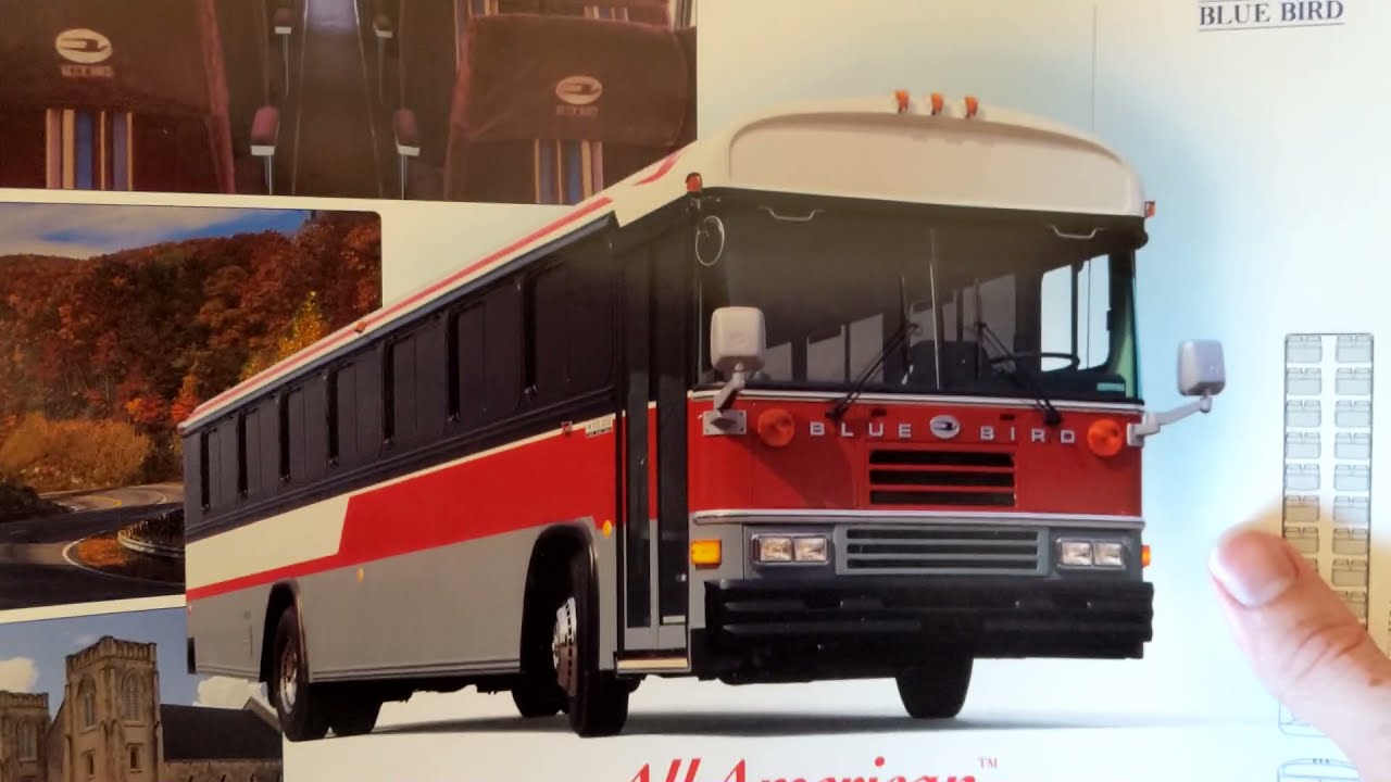 1990 Blue Bird Activity Bus Brochure - YouTube