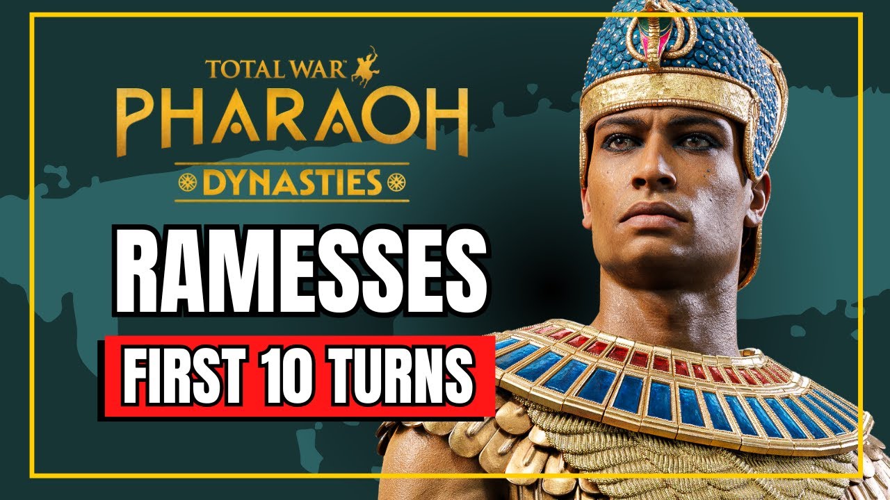 ⚔️ RAMESSES First Look ⚔️ Total War PHARAOH Dynasties Egypt Gameplay ...