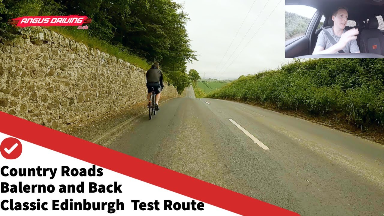 Edinburgh Driving Test Route: Country Roads Out To Balerno And Back ...