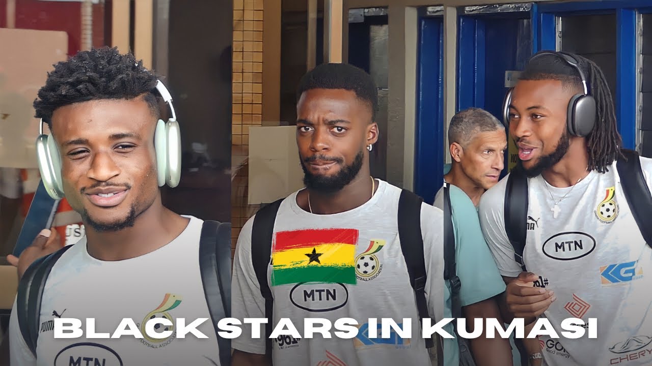 BLACK STARS PLAYERS ARRIVE IN KUMASI AHEAD OF AFCON QUALIFIERS- 23 ...