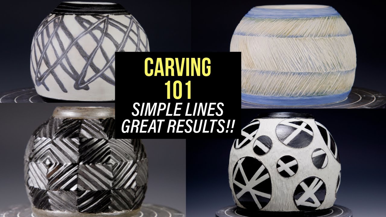 Carving 101 - SIMPLE LINES = GREAT RESULTS! - YouTube