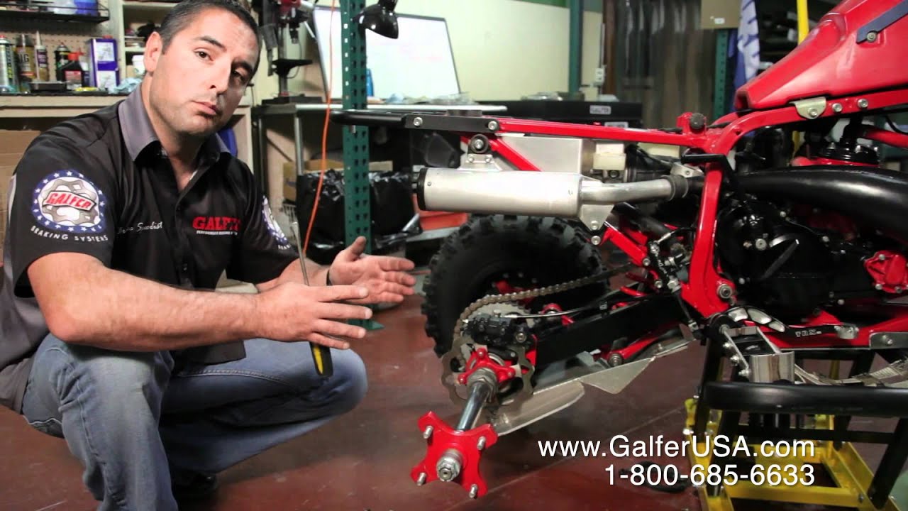 ATV Rear Rotors Install - YouTube