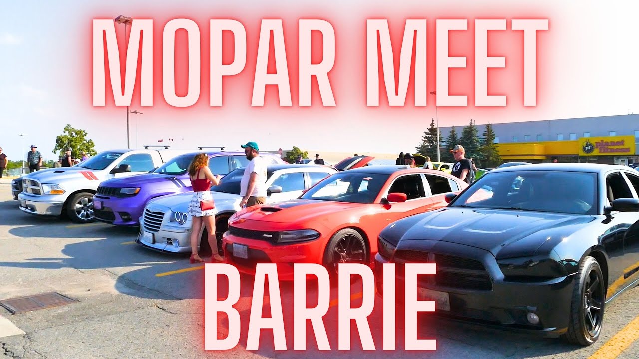 Mopar car meet - YouTube