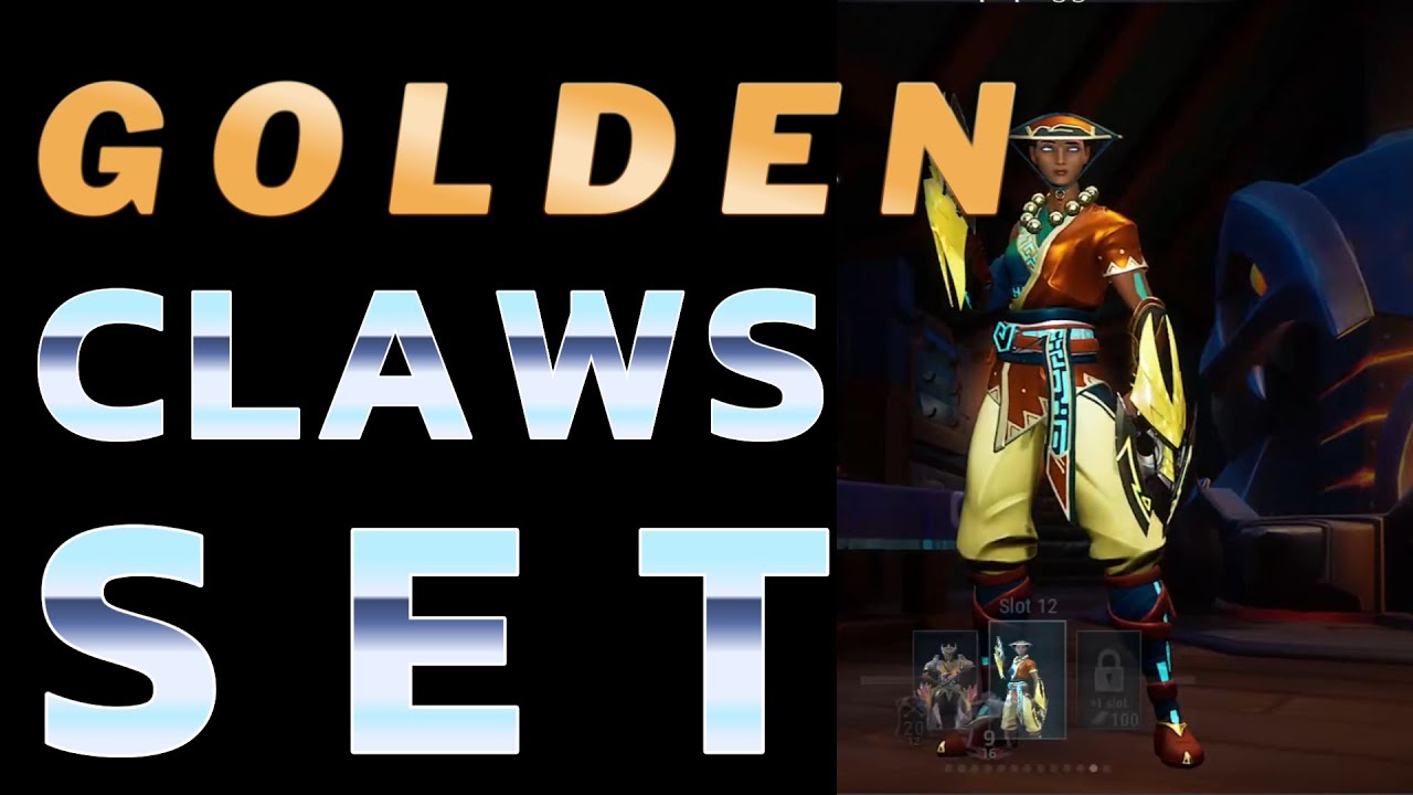 GOLDEN CLAWS SET - YouTube