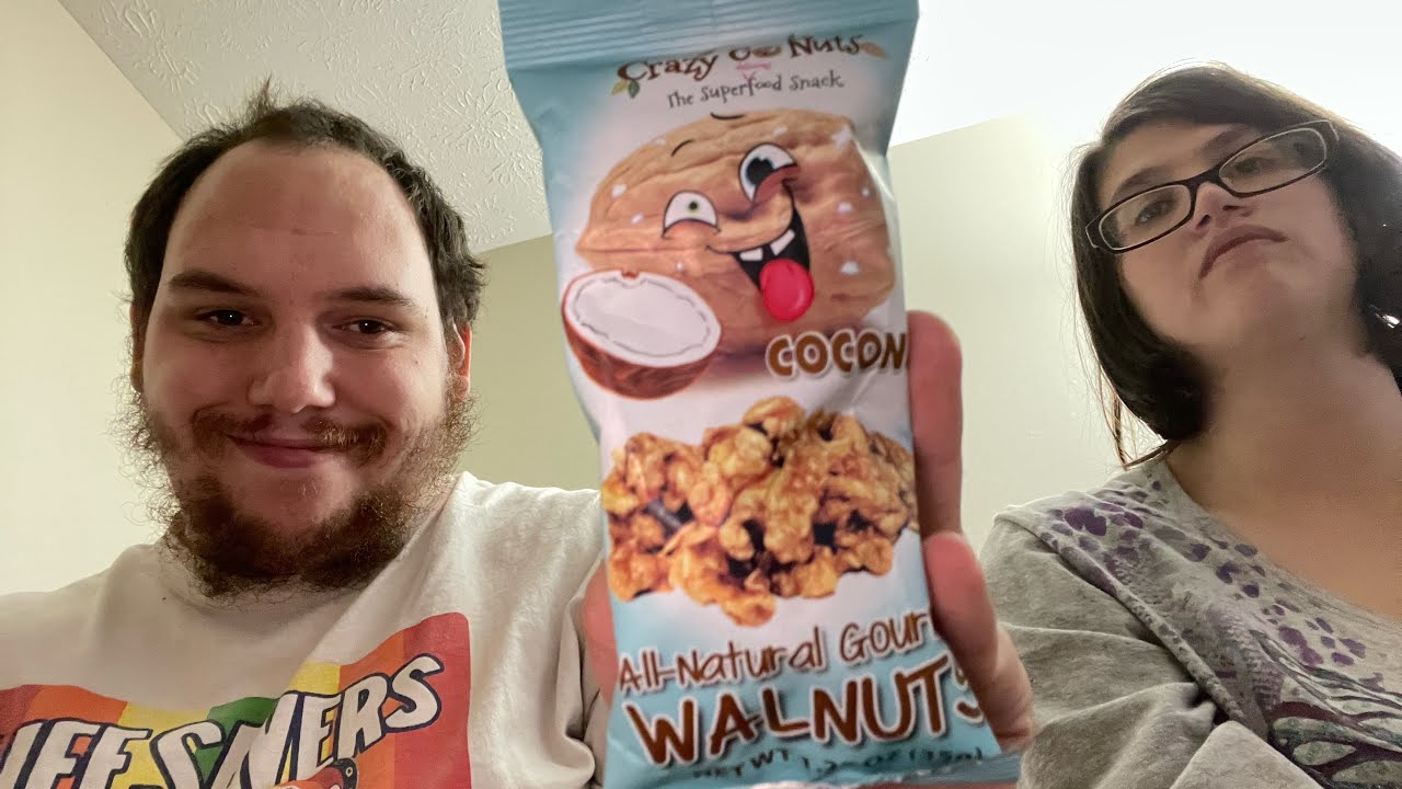 We try coconut walnuts-food review - YouTube