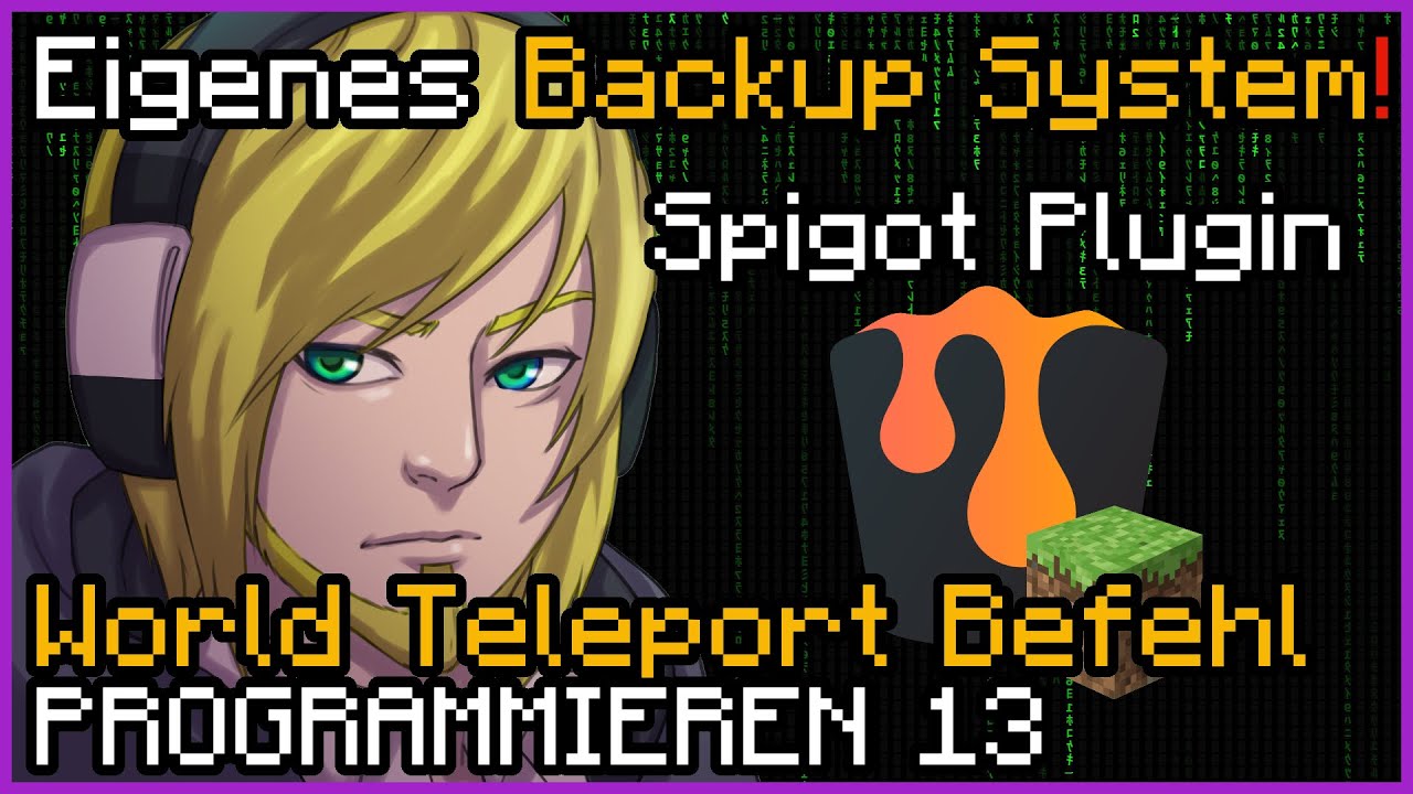 Backup System - World Teleport Befehl! Minecraft 1.20.2 Plugin Programmieren in IntelliJ [Teil 7 ...