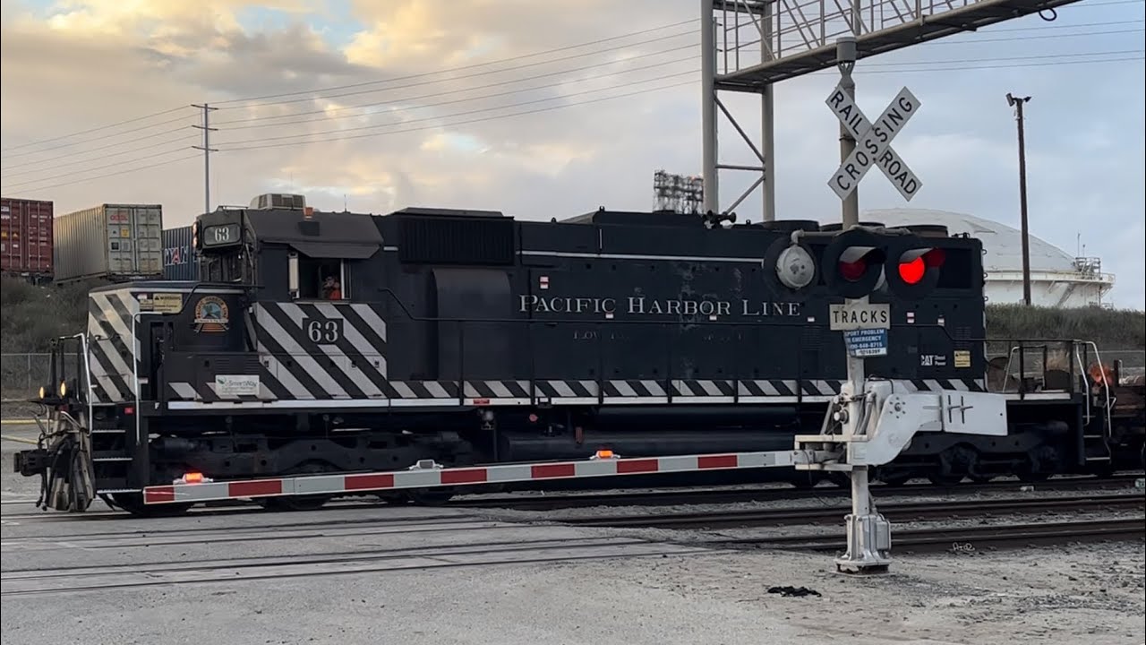 Pacific Harbor Line Container Train (March 19, 2022) - YouTube