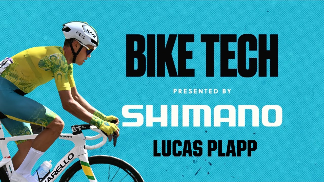 Lucas Plapp Bike Tech with Shimano | 2022 UCI Road World Championships ...