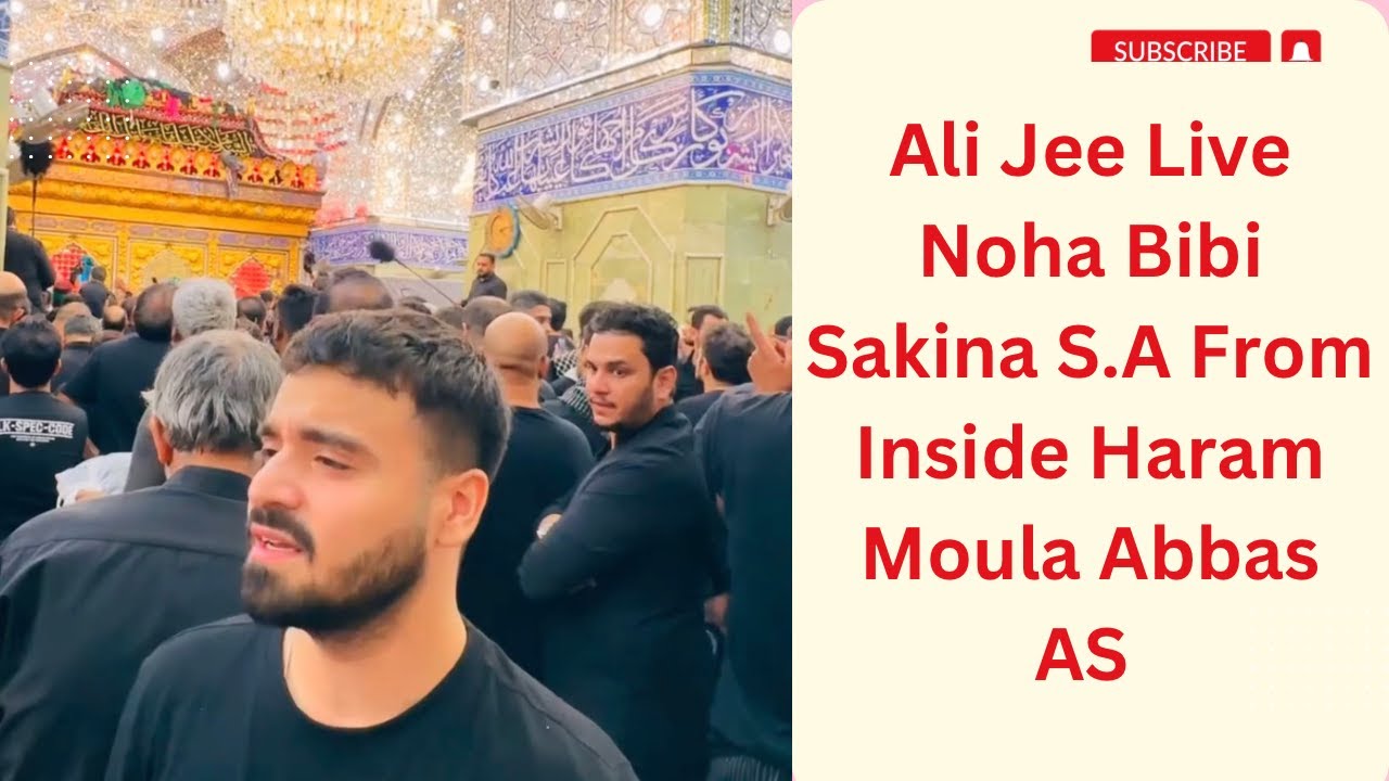 Bibi Sakina (SA) Noha Ali jee 2023 | Karbala live - YouTube
