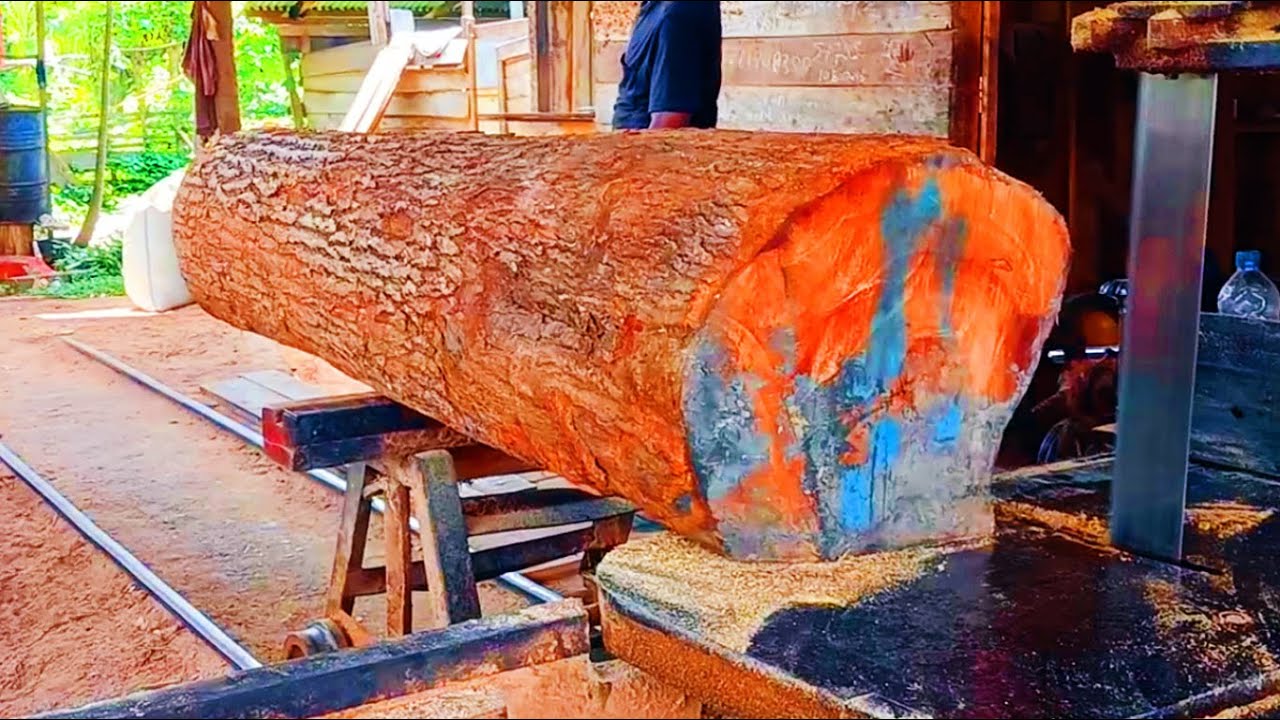 Monster Sawmill Very Hard Large Lumber - YouTube