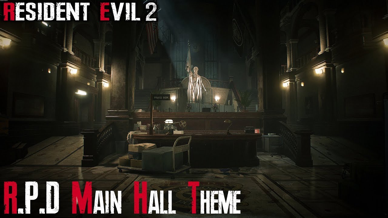 Resident Evil 2 Remake OST - R.P.D Main Hall Theme - YouTube