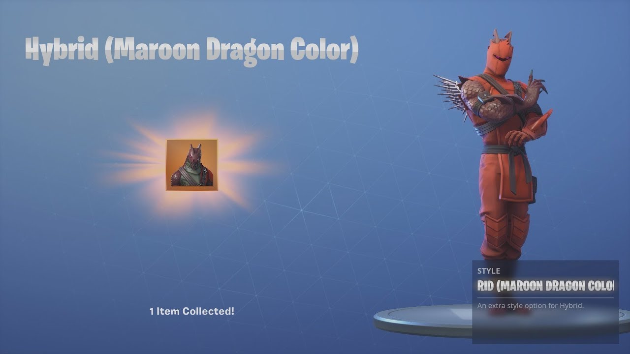 *NEW* Ninja RED DRAGON *UNLOCKED* Legend 'HYBRID' Unlock After 19 Elim ...