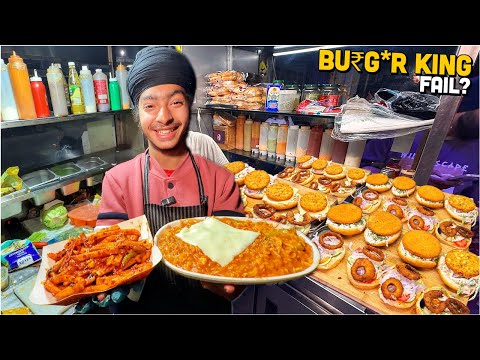 LEVEL 3000 Indian Street Food | Butter Paneer Masala Maggi, Honey Chilli Potato, Spicy Chole Kulche