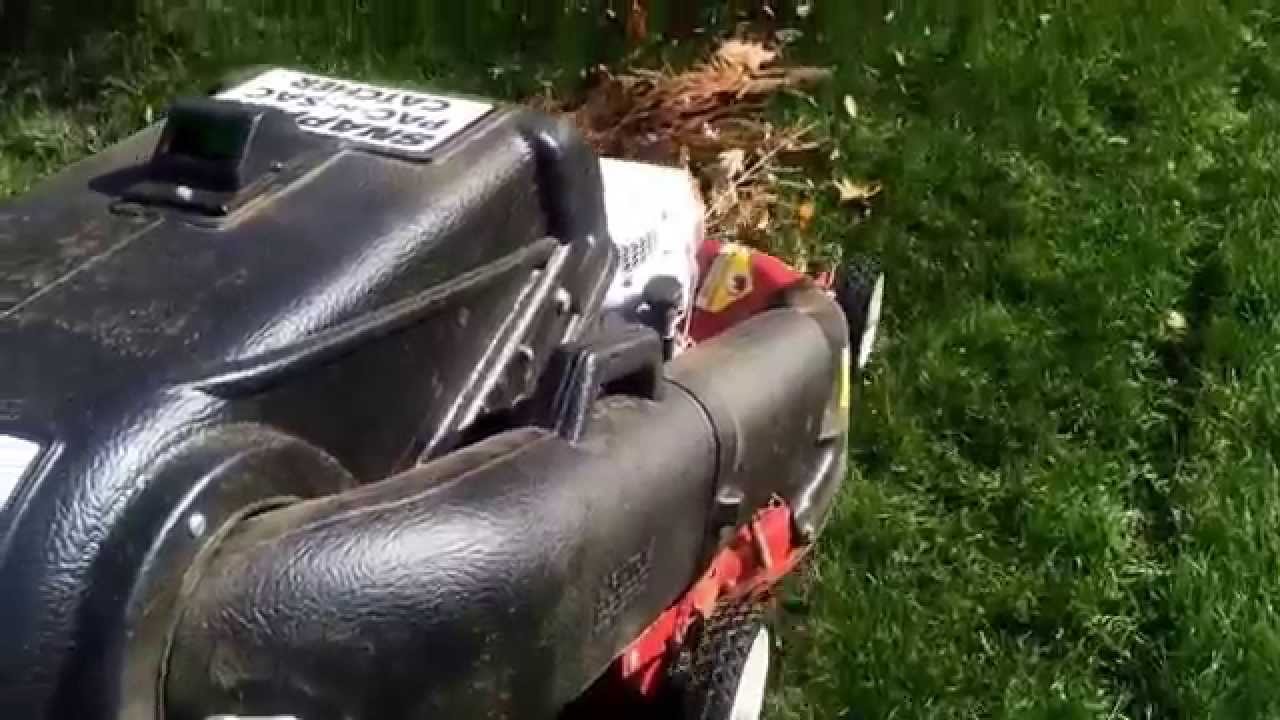 1986 Snapper Commercial Mower, Wisconsin Robin 5hp, NOS Pac n Sac ...