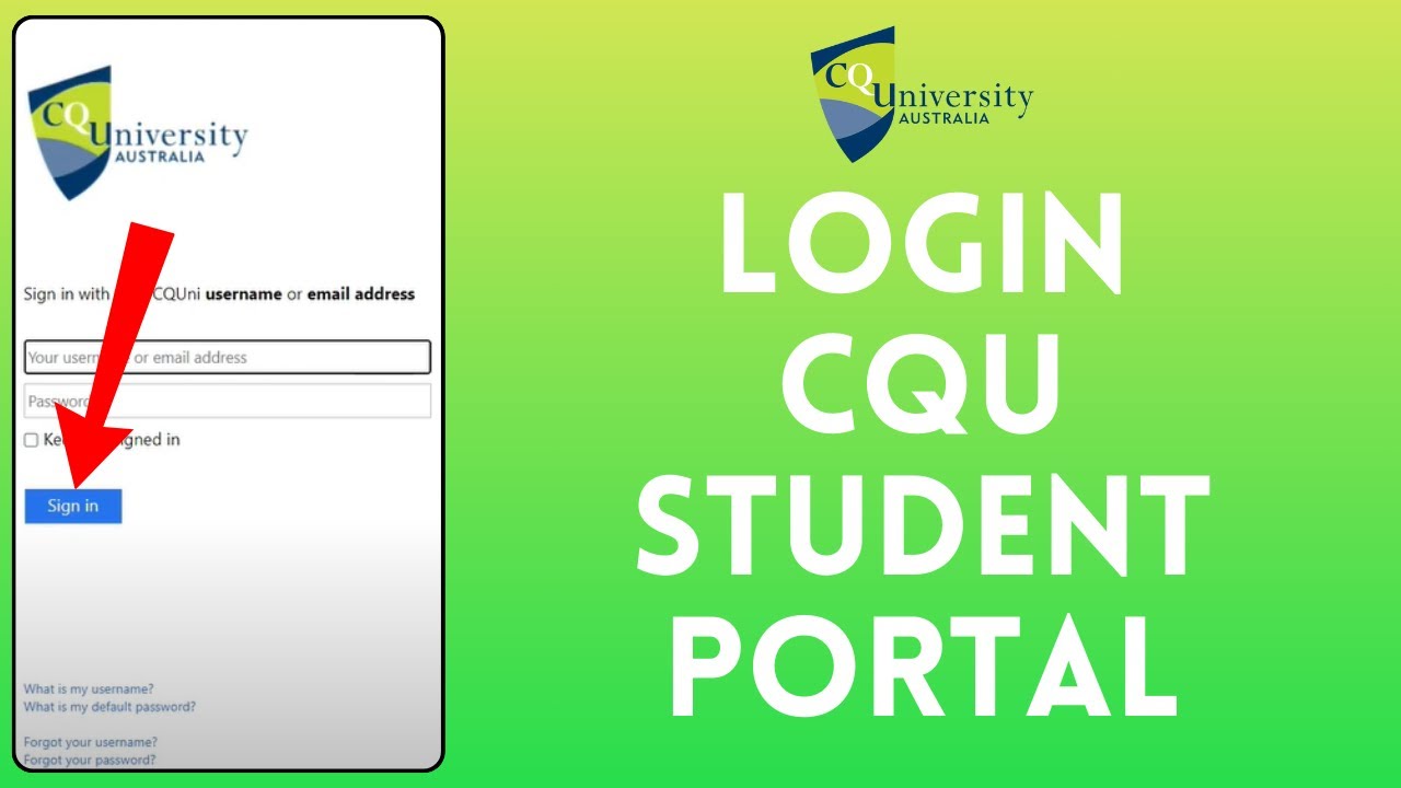 CQU Login 2024 | How to Login CQU Student Portal - YouTube