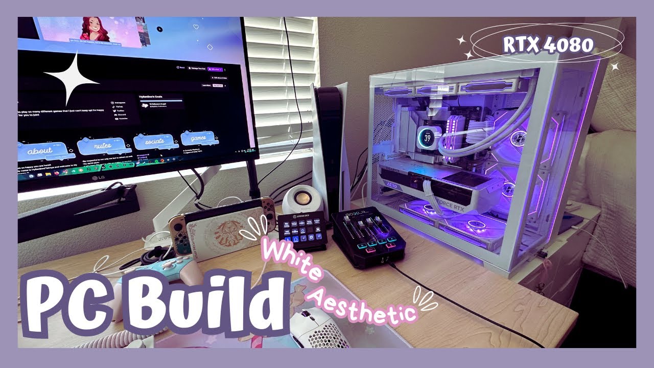Building My New PC | White Aesthetic, RTX 4080, Intel i9 - YouTube