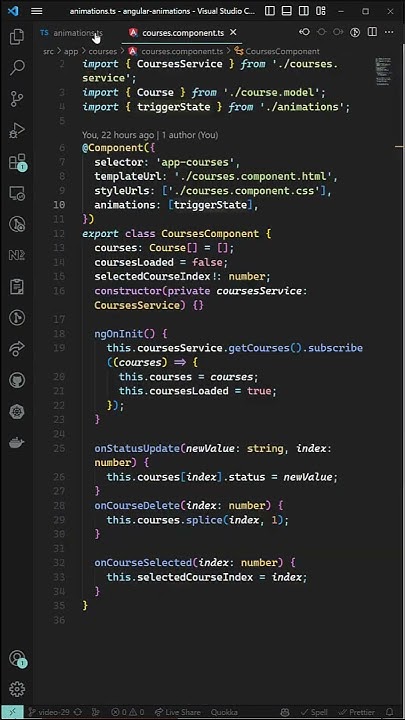 How To Create Different States In Trigger In Angular Animations Angular16 Youtube