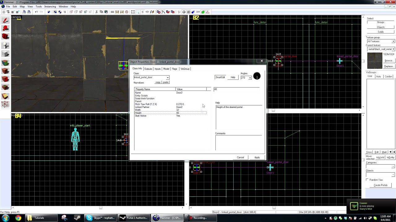 Hammer Tutorial #89 "Portal 2: World Portals" - YouTube