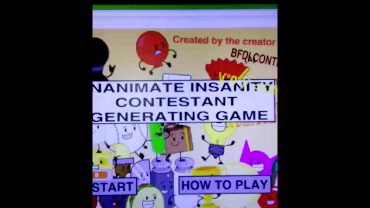 Inanimate Insanity On Scratch - YouTube