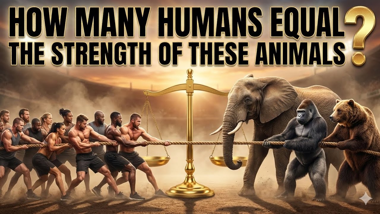 Animal Strength Compared to Humans | Wildlife Documentary - YouTube