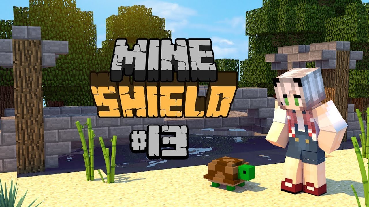 Мост и супер удочка. MineShield Выживание с друзьями 1.14+ #13 - YouTube