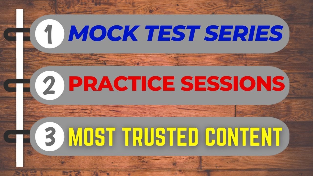 MOCK TEST SERIES || PRACTICE SESSIONS || BY RUPINDER SIDHU - YouTube
