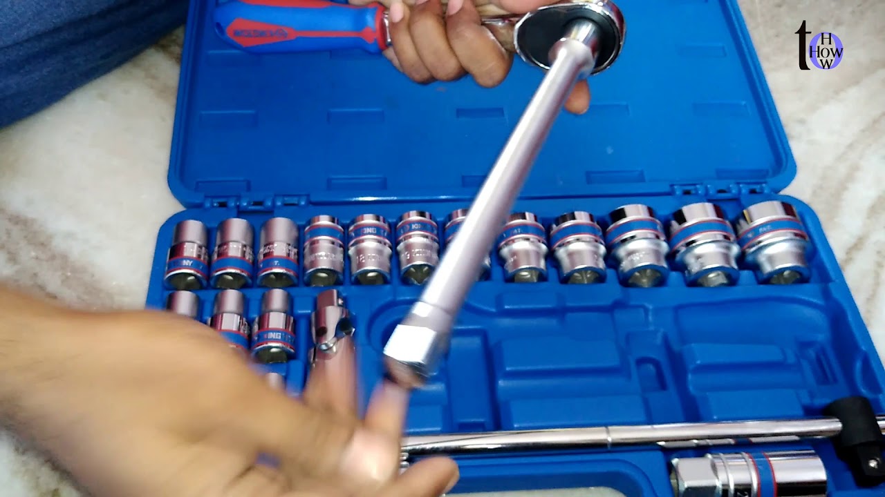 King Tony 24PC 1/2 DR. Socket and Wrench Set - YouTube