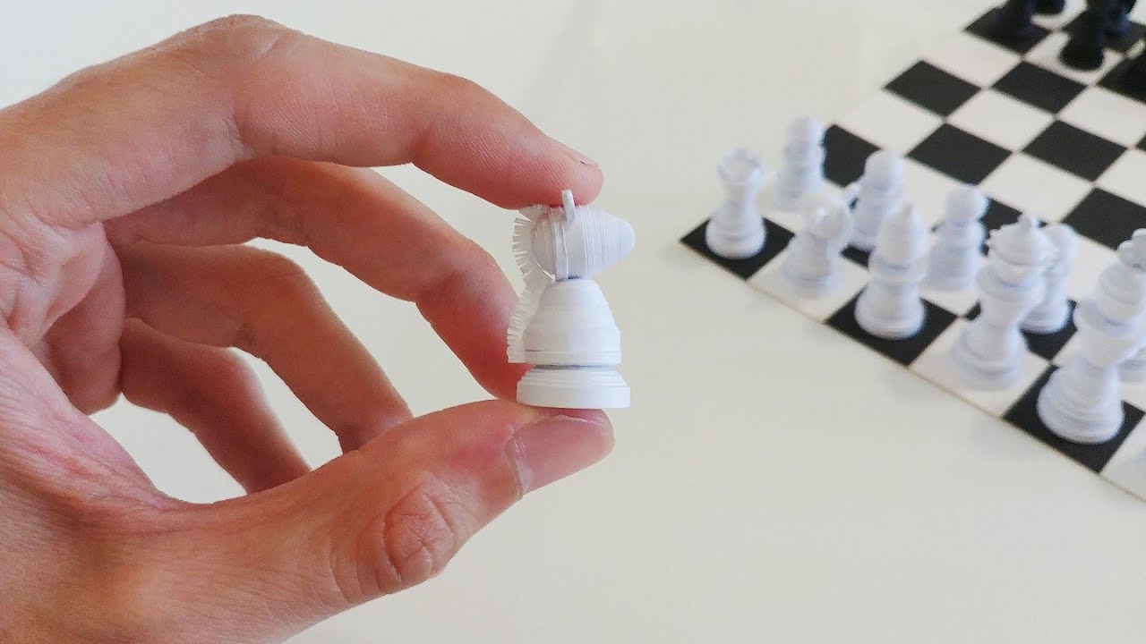 How To Make 3D Quilling Knights / Quilling Chess / Artoholic /Part-3 - YouTube