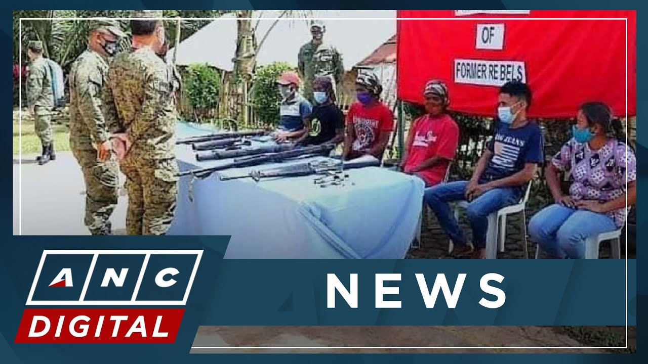 5 NPA commanders surrender to PH government | ANC - YouTube