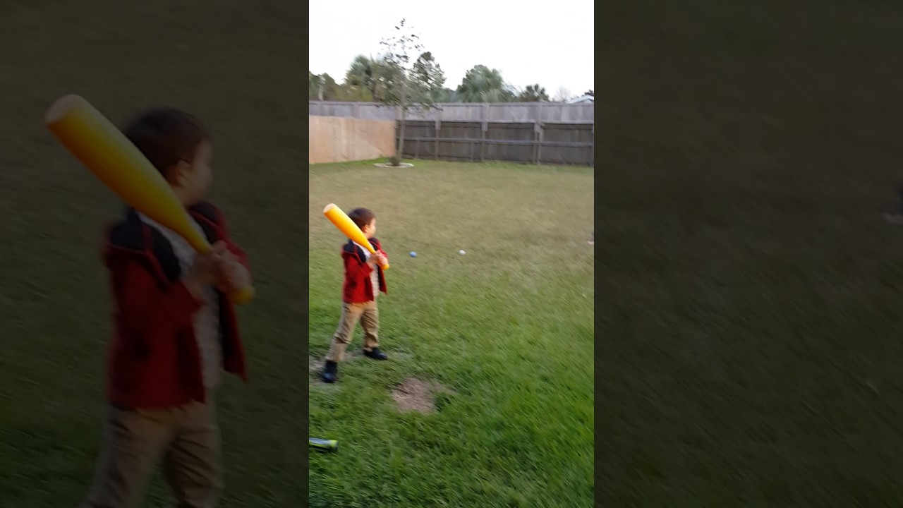 3 Year Old Hitting Baseball YouTube 3 Year Old Hitting Baseball YouTube
