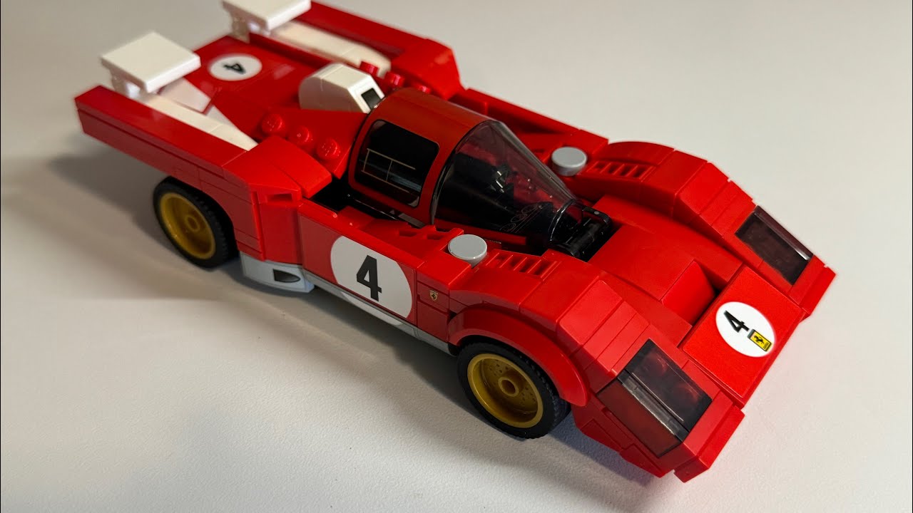 1970 Ferrari 512 M Lego Build - LEGO SPEED CHAMPIONS - Part 2 (Final ...
