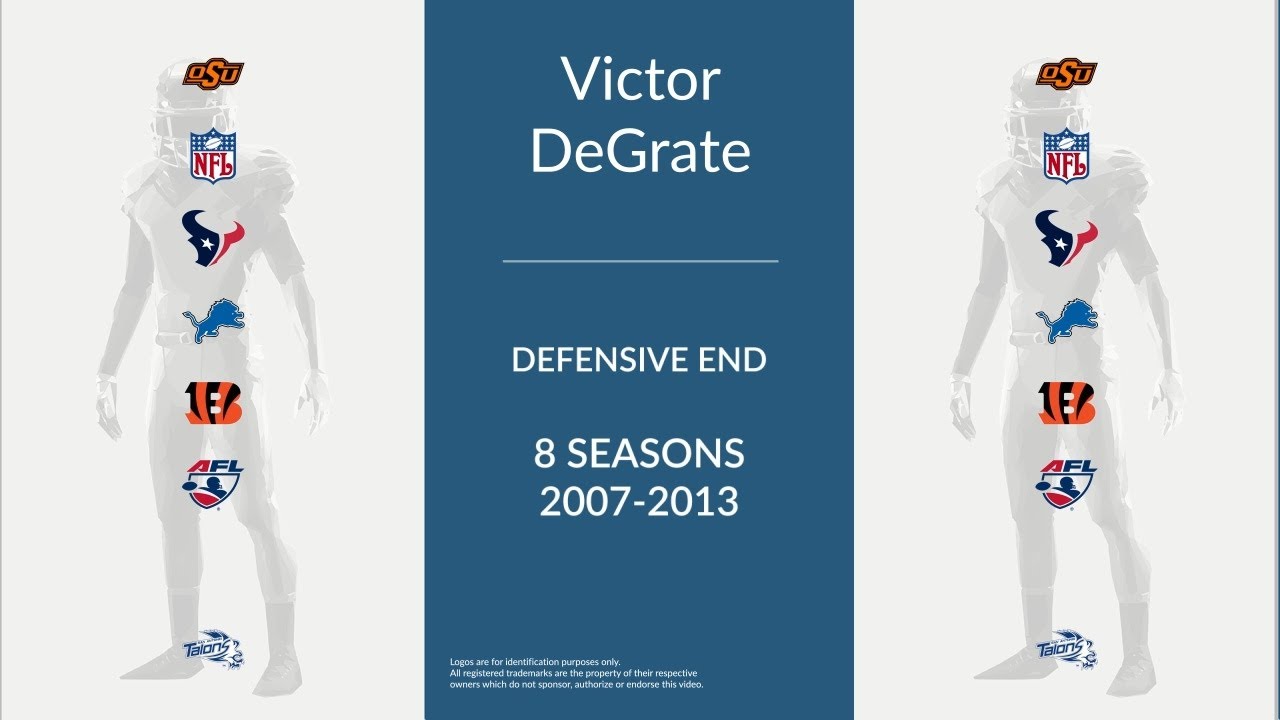 Victor DeGrate: Football Defensive End - YouTube