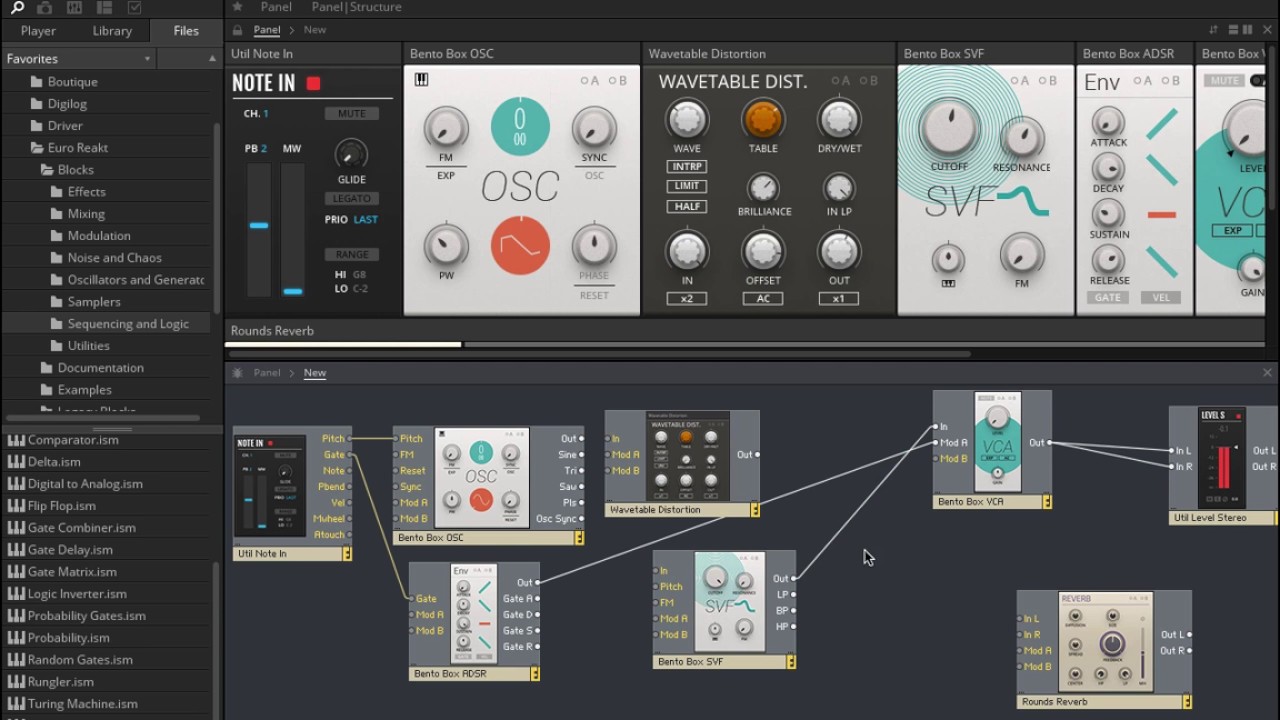 Reaktor Blocks FX Modules - YouTube