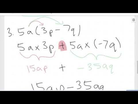 The Distributive Law: Expanding Brackets - YouTube