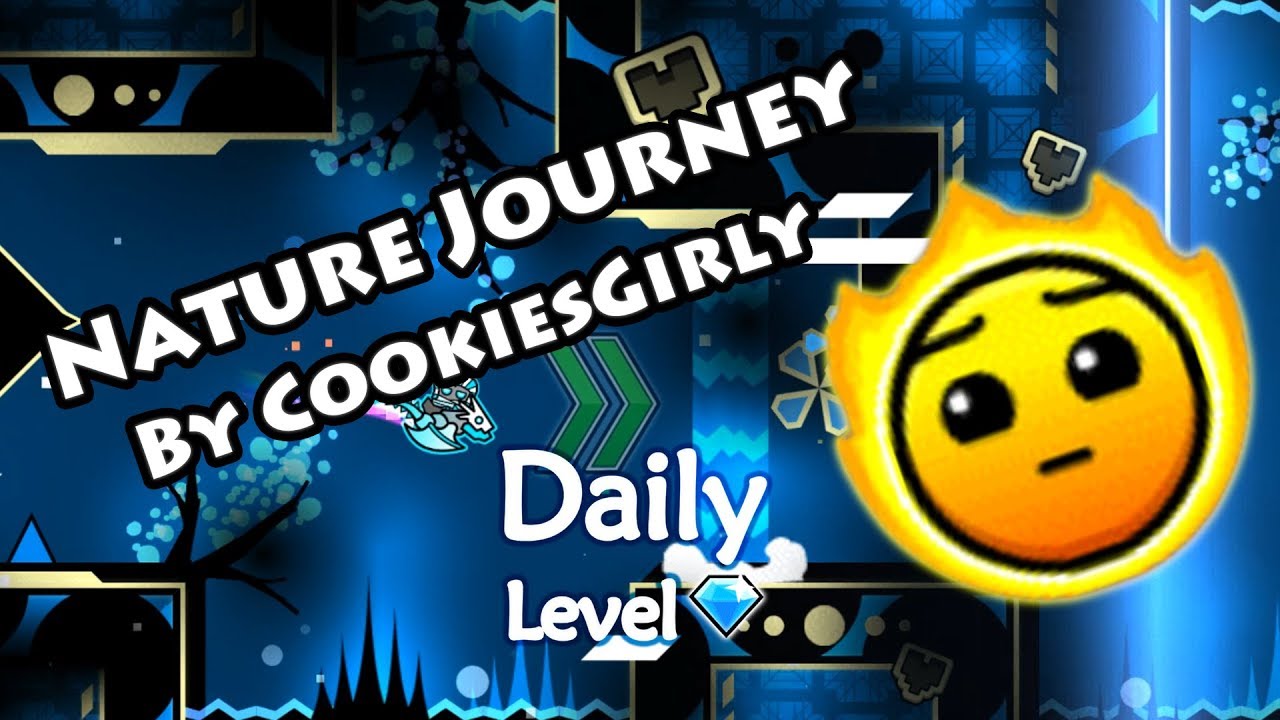 Geometry Dash - Nature Journey (By CookiesGirly) ~ Daily Level #458 ...