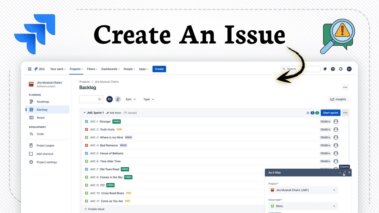 How to Create an Issue in Jira (Track Work Easily) - YouTube