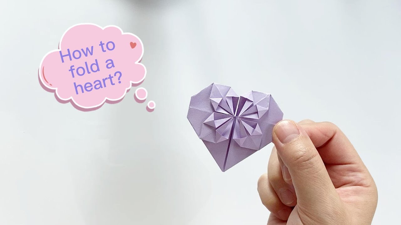 Origami Heart/How to fold a heart? - YouTube