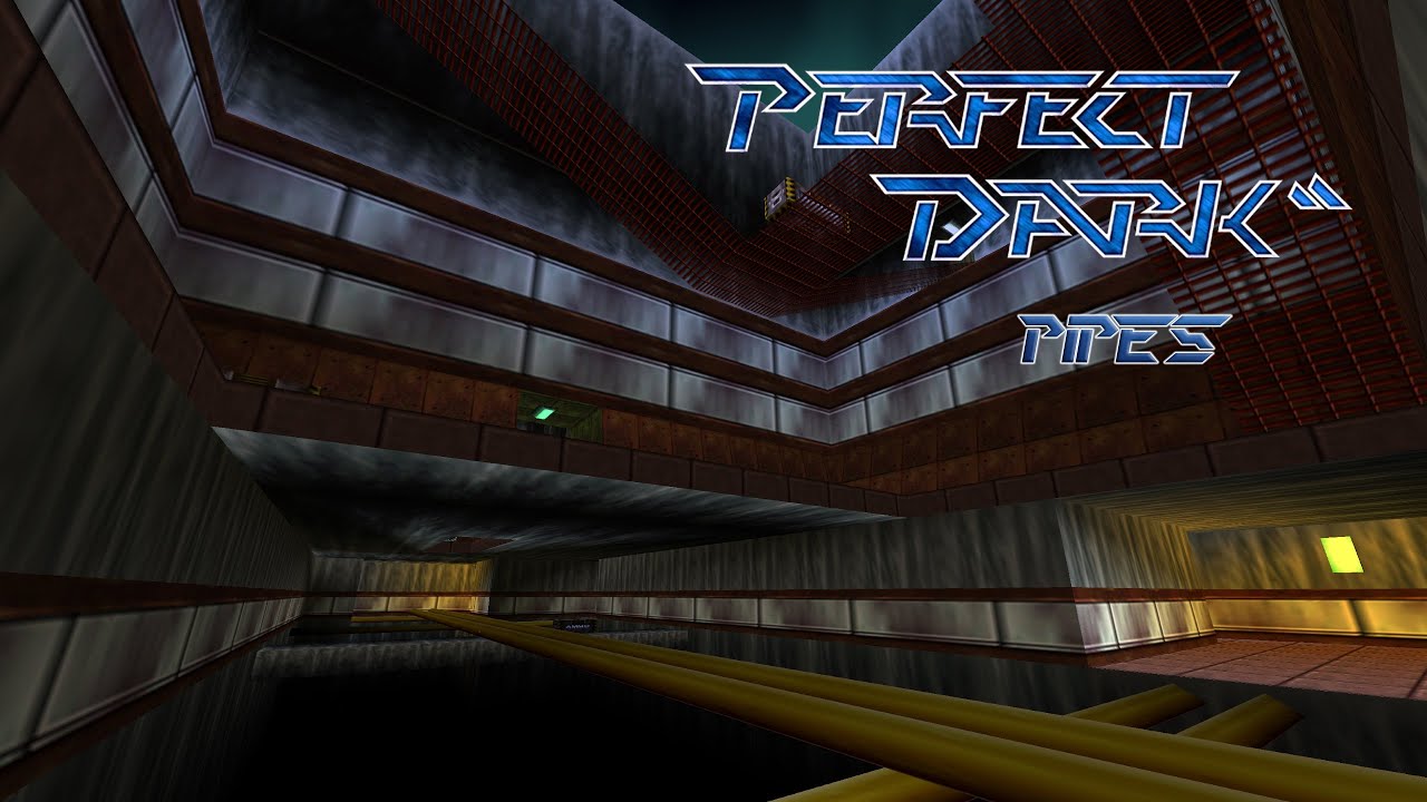 Perfect Dark N64 - DarkSim Teams 1v2v2 - Pipes - YouTube